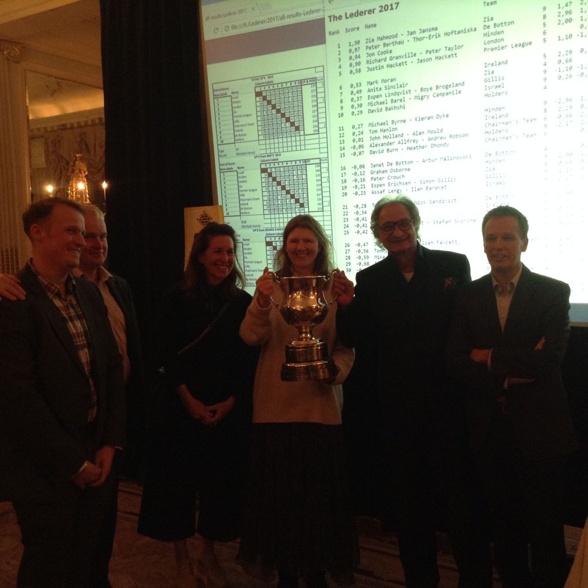 Zia wins! – Lederer Trophy